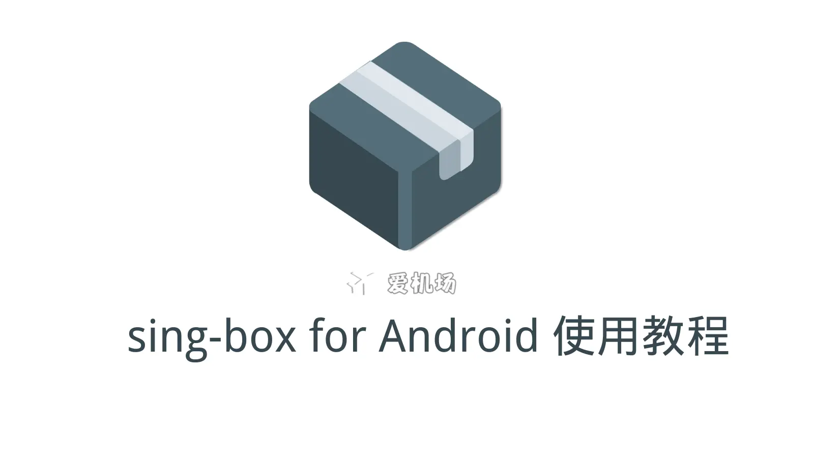 sing-box for Android 使用教程-爱机场